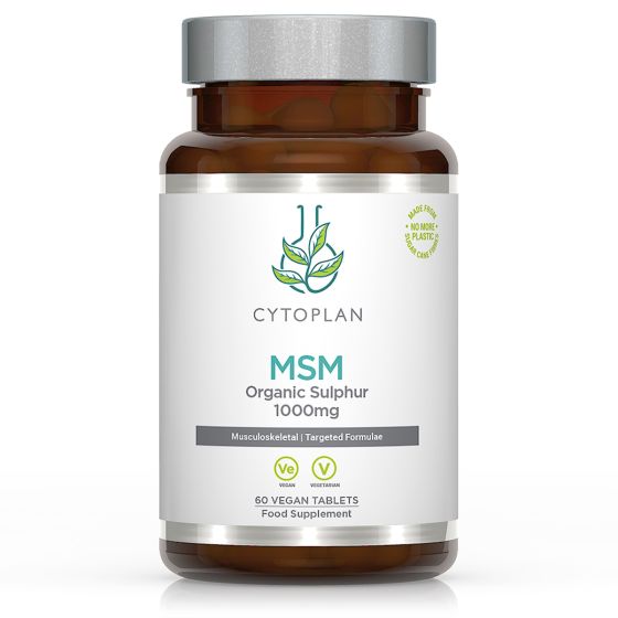 MSM (Organic Suplhur)| Bones, Hair, Skin & Joints | Cytoplan